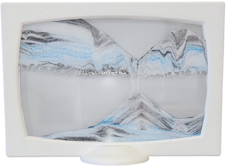 Framed Moving Sand Art | Desktop Series by Klaus Bosch